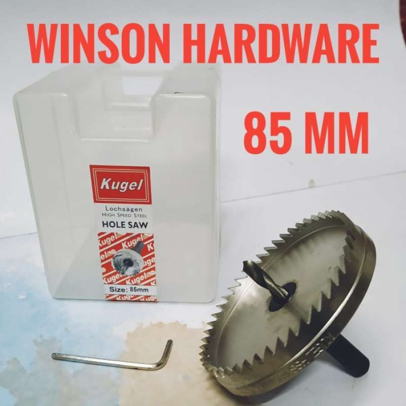 Promo Holesaw Besi Hss 85mm Kugel | Hole Saw Mata Bor Lubang Besi 85 Mm ...