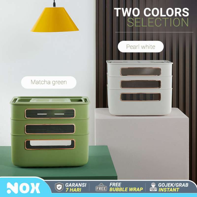 Promo Kotak Router Dan Colokan Kabel Listrik Organizer Box Besar Cable ...