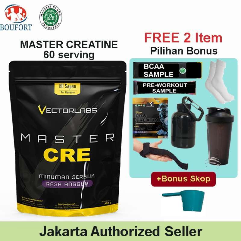 Promo Master Cre Creatine 60 Serving 300gr Vectorlabs Kreatin ...