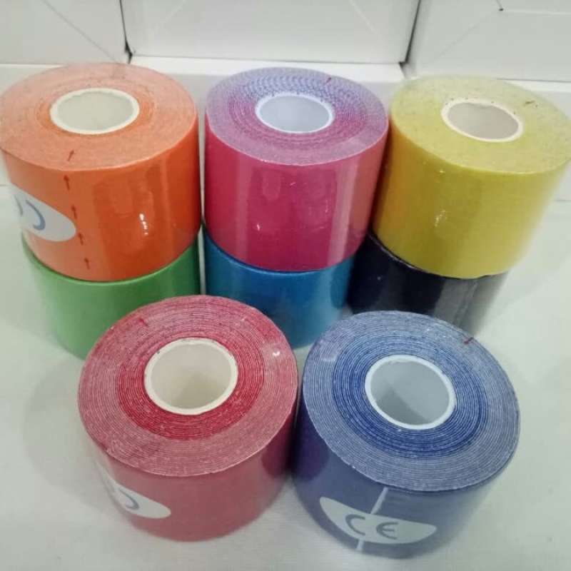 Promo Kinesio Tape 5 Cm X 5 Meter, Kinesiology Rubber, Taping Sport ...