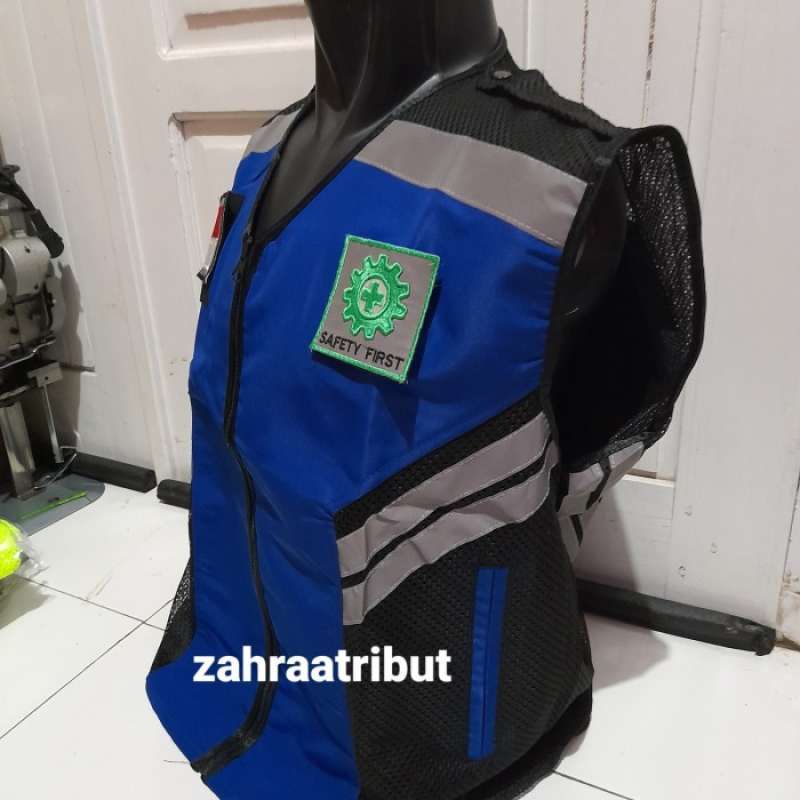 Promo Rompi Kerja Lapangan Proyek Keren - Biru, S Diskon 23% Di Seller ...
