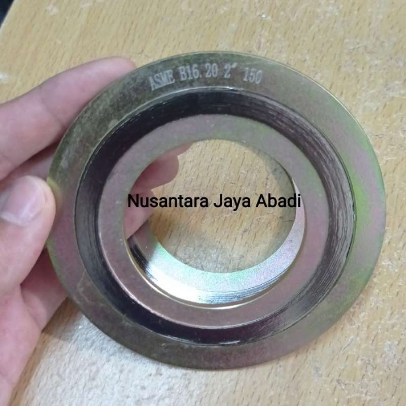 Promo Swg Ansi # 150 Carbon Steel Cs 2 Inchi - Spiral Wound Gasket Besi ...