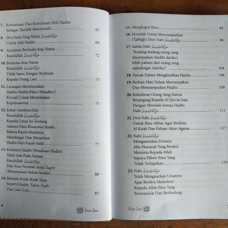 Promo Ori Kitab Ilmu - Kumpulan Hadits Shahih Dari Sunnah Rasulullah ...