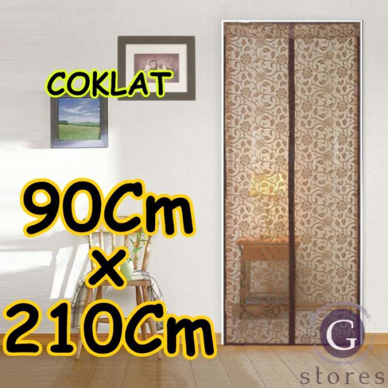 Promo Tirai Magnet Mesh Premium Anti Nyamuk Gorden Magnet Motif Bunga ...