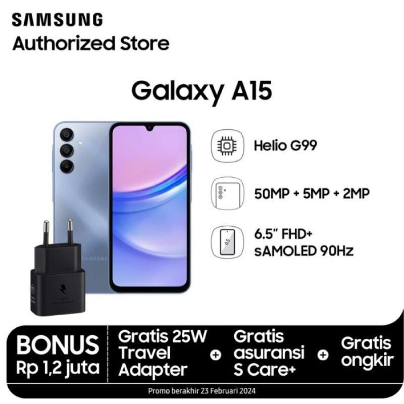 Promo Samsung Galaxy A15 Lte Ram 8gb/128gb & 8gb/256gb Garansi Resmi Diskon 33% Di Seller ...