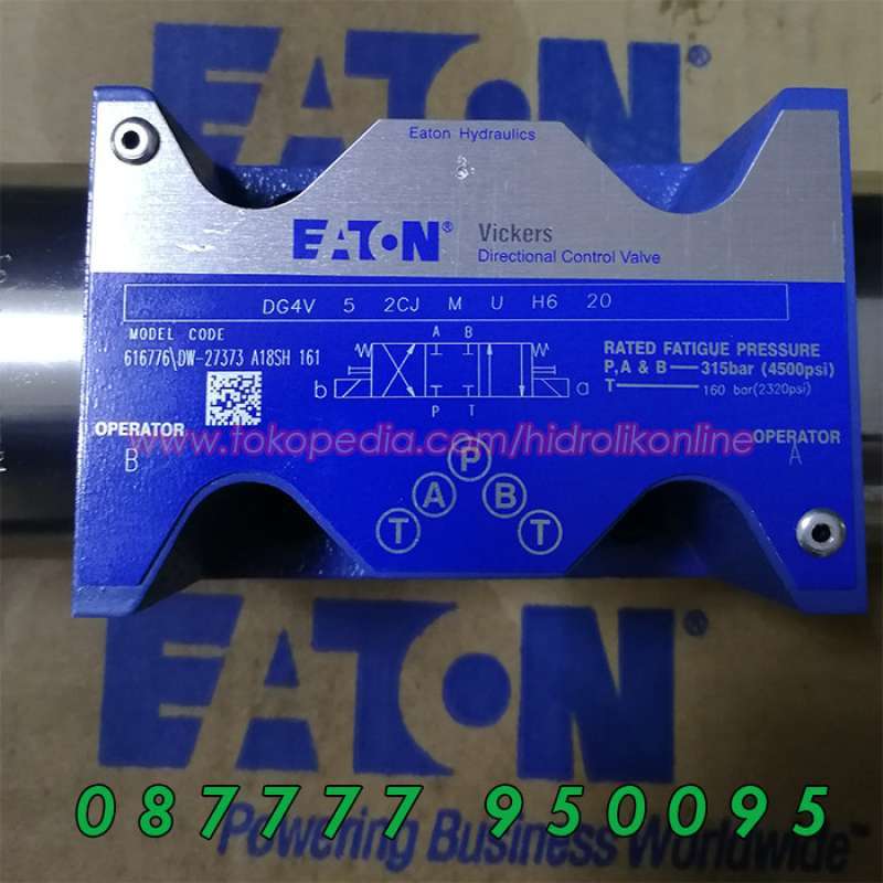 Promo Dg4v 5 2cj M U H6 20 Vickers Solenoid Eaton Dg4v-5-2cj-m-u-h6-20 Diskon 23% Di Seller Zuka ...