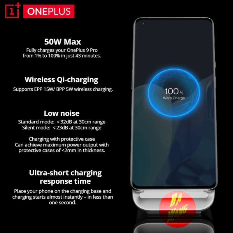Promo Original Oneplus 8 9 Pro Warp Charge 50 Wireless Charger Charge50 ...