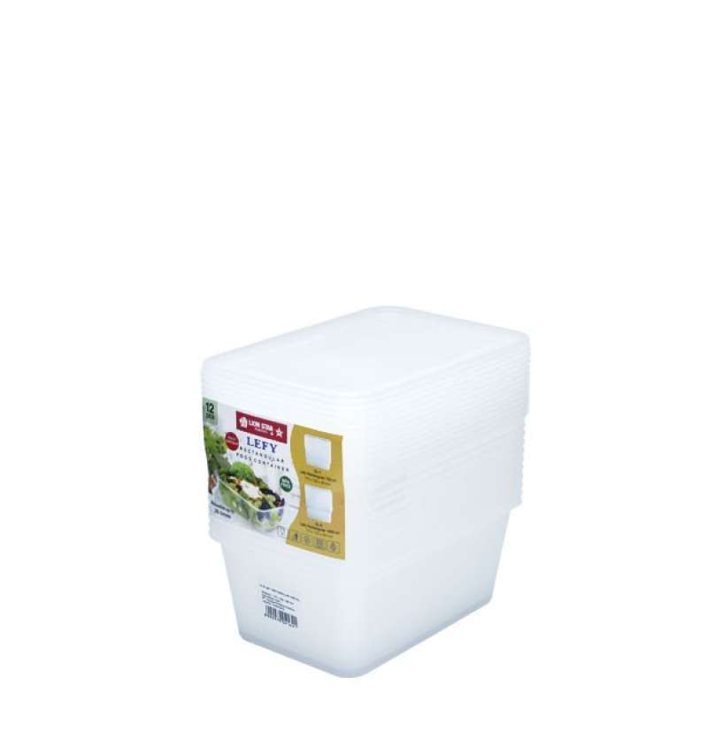 Promo Lion Star Lefy Rectangular Food Container Kotak Makanan Toples ...