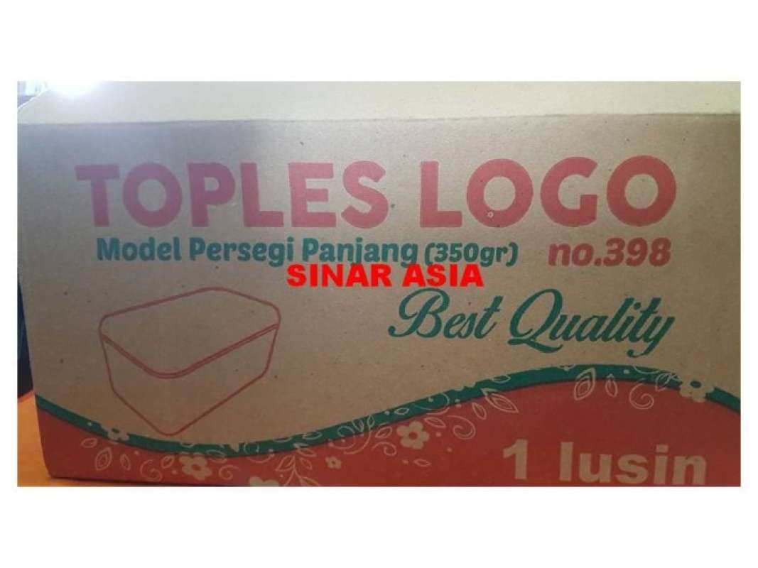 Promo Toples Plastik Persegi Panjang Kue Nastar 350gr Logo 398 1 Lusin ...