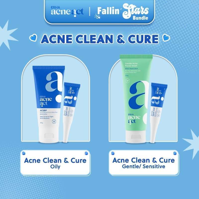 Jual Erha Acneact Acne Clean & Cure Set - Perawatan Untuk Kulit ...