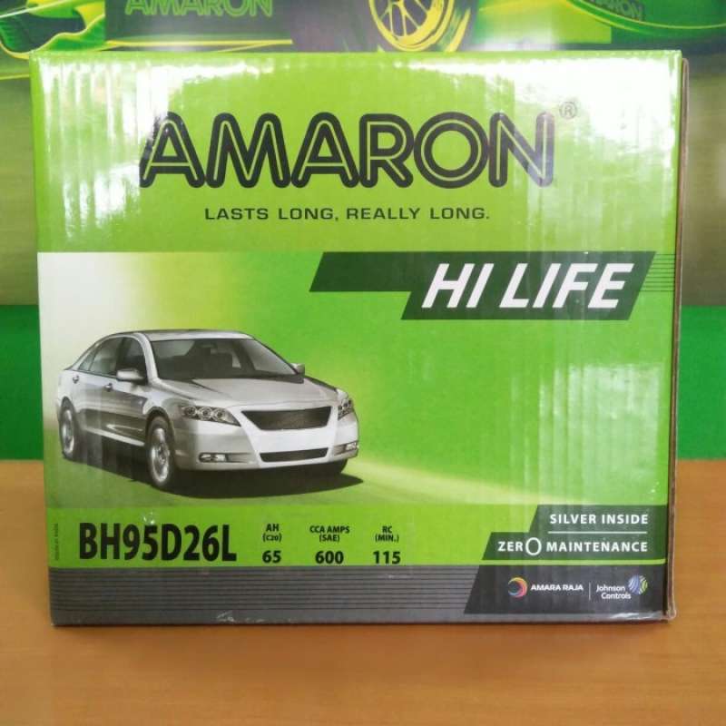 Promo Accu Amaron Hi Life 95d26l/ns70l 12v - 65ah Diskon 23% Di Seller ...