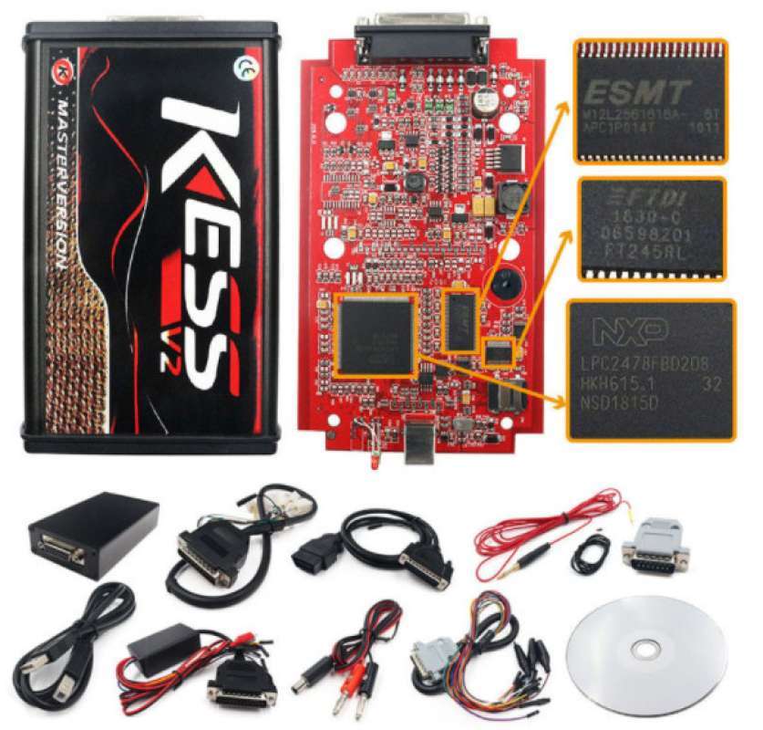 Promo Alat Remap Ecu Kess V2 5.017 Pcb Merah Full Chip Free Ecm ...