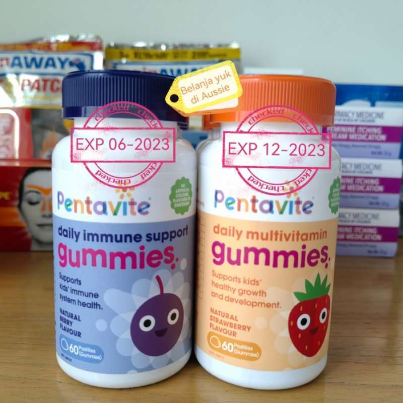 Promo Pentavite Daily Immune / Multivitamin Gummies - 60 Pastilles ...