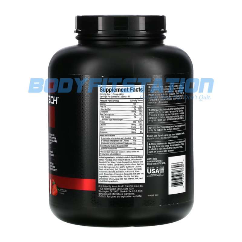 Promo Muscletech Nitro Tech 4 Lbs / 4lb 4lbs Iso Isolate Lb Nitrotech ...