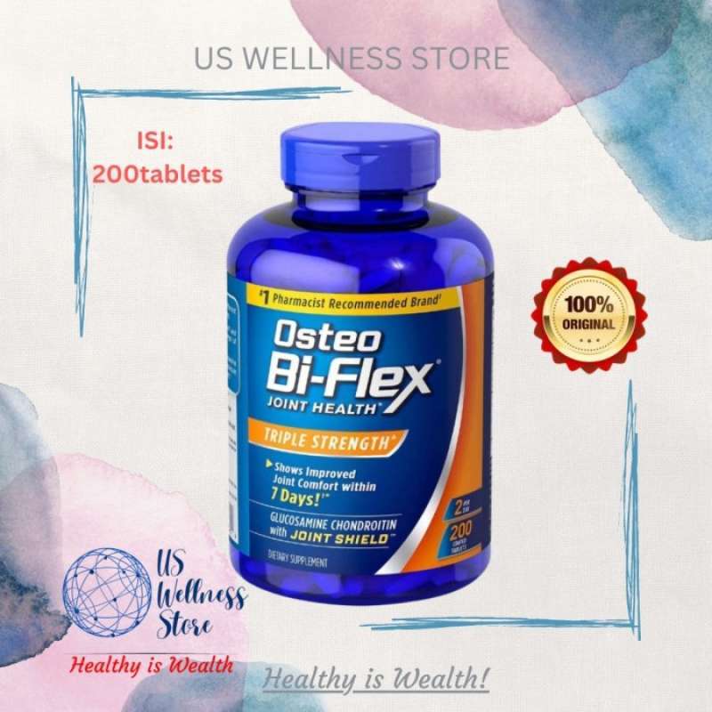Promo Osteo Bi-flex Join Health Triple Strength 200 Tablets Diskon 33% ...