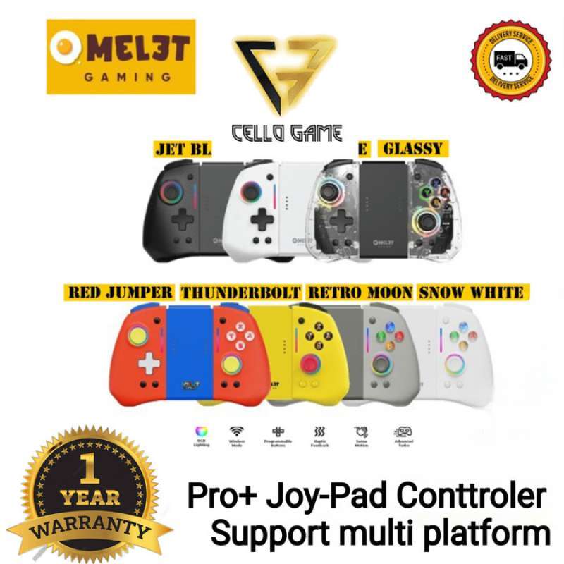 Promo Promo- Switch Omelet Joycon Pro+ Joy-pad Controller Stik Wireless ...