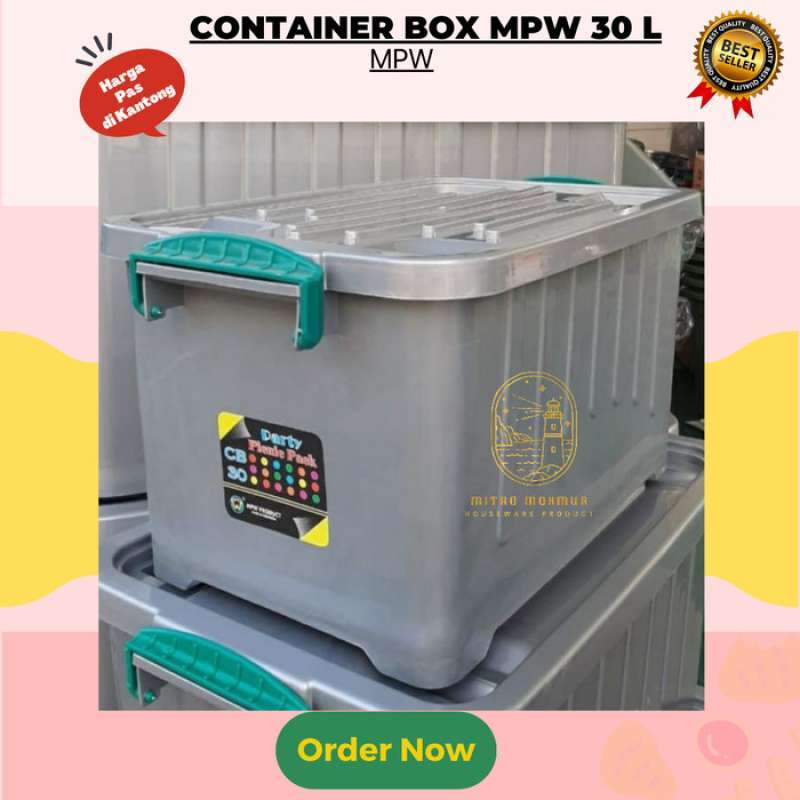 Jual Mpw - Container Box 30-45-60-90-140-180 Liter Mpw / Kontainer Box ...