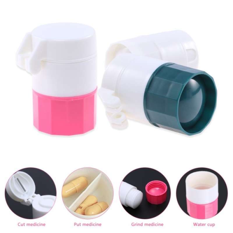 Jual Alat Penghalus Obat Pil 4in1 Tumbukan Penghancur Obat Kecil ...