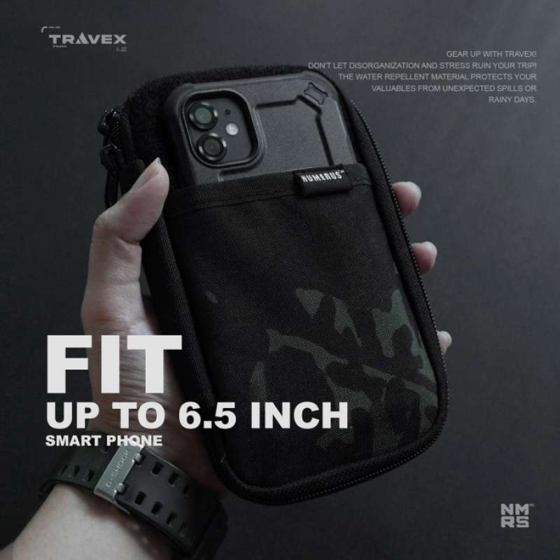 Jual Numerus Travex Travel Pouch / Passport Organizer / Hanging Wallet ...