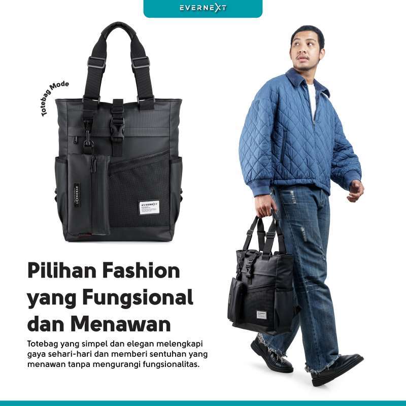 Promo Evernext Tas Ransel Laptop Pria Anti Air Tas Jinjing Waterproof ...