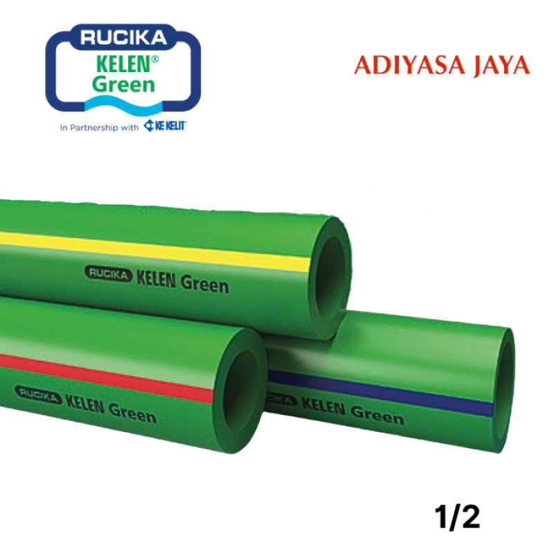 Jual Pipa Ppr Pn 10 1/2 (rucika Kelen Green) / Pipa Air Panas Ppr Di ...