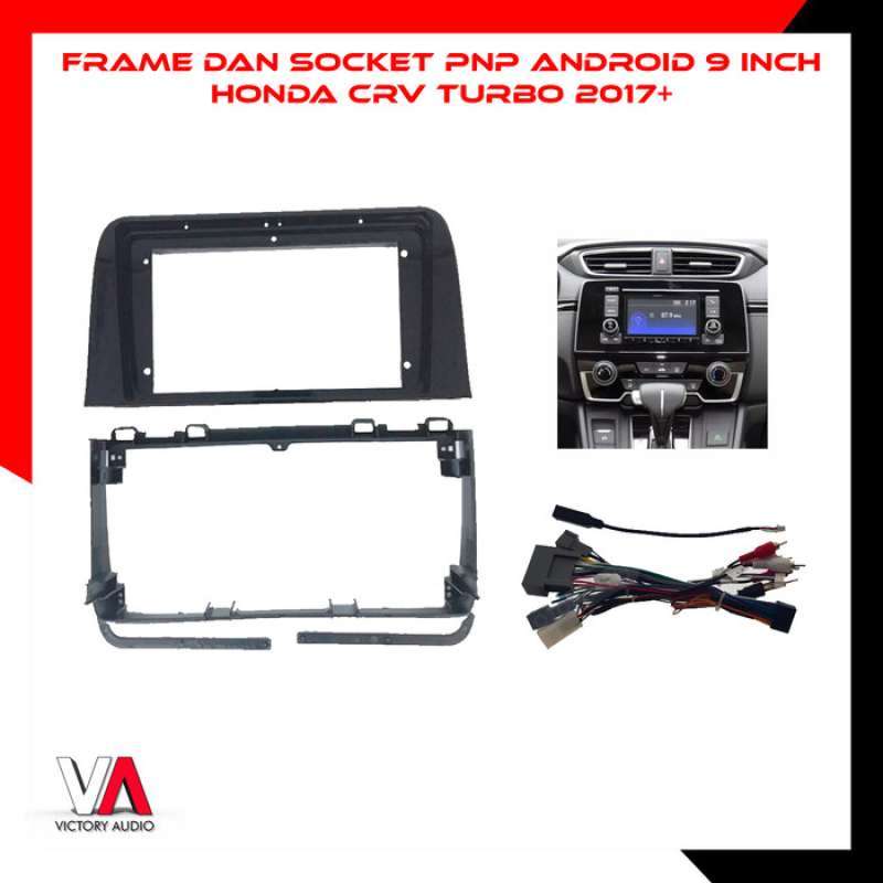 Promo Paket Frame + Socket Pnp Oem Head Unit Android Honda Crv Turbo ...