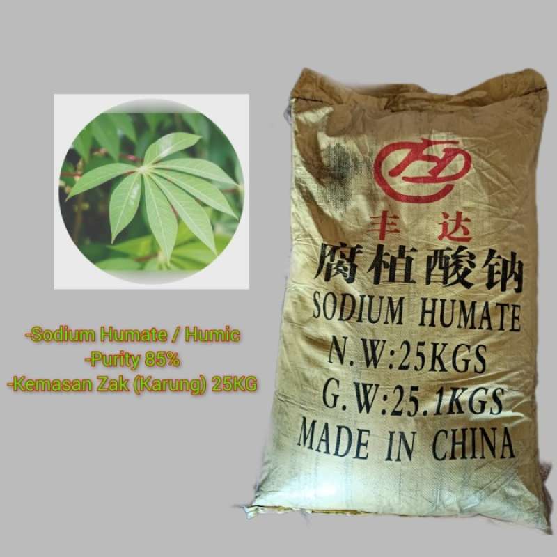 Jual Sodium Humate / Asam Humat / Humic Acid / Humate Acid 25kg - Zak ...