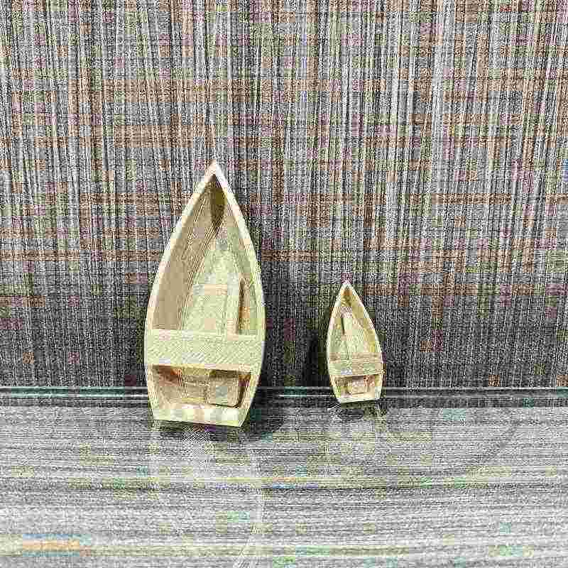 Jual Perahu Kayu Mini Floating Boat Kapal Terapung Hiasan Aquarium ...
