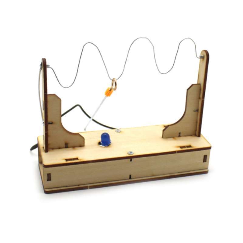 Promo Diy Permainan Kawat Science Project Alat Peraga Fisika Rakit Kayu ...