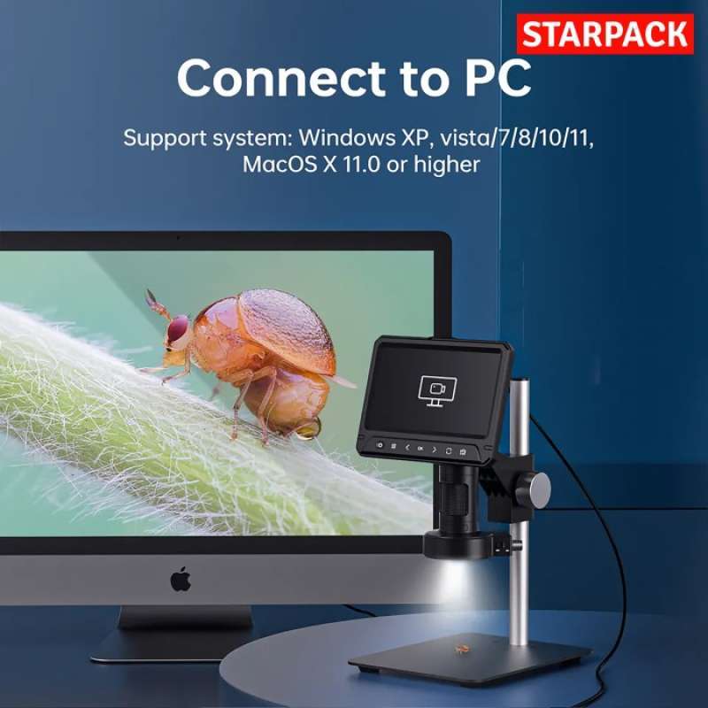 Jual Inskam 331-b Digital Microscope 1200x 7inch Ips 12mp Di Seller ...