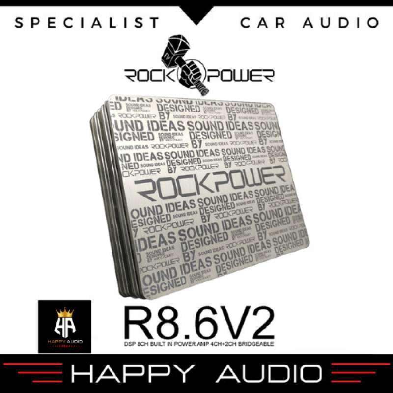 Promo Digital Sound Processor Rockpower R8.6v2 Dsp 8ch Built In Power ...