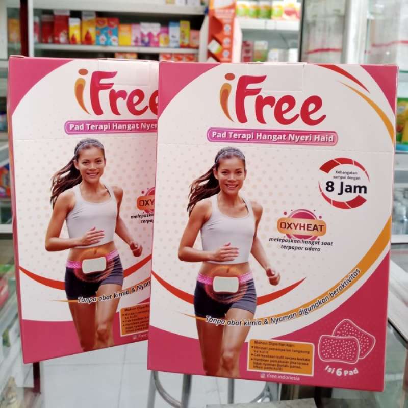 Jual Ifree Pad Terapi Nyeri Haid @1 Sachet L 1box Isi 6 Sachet Di ...