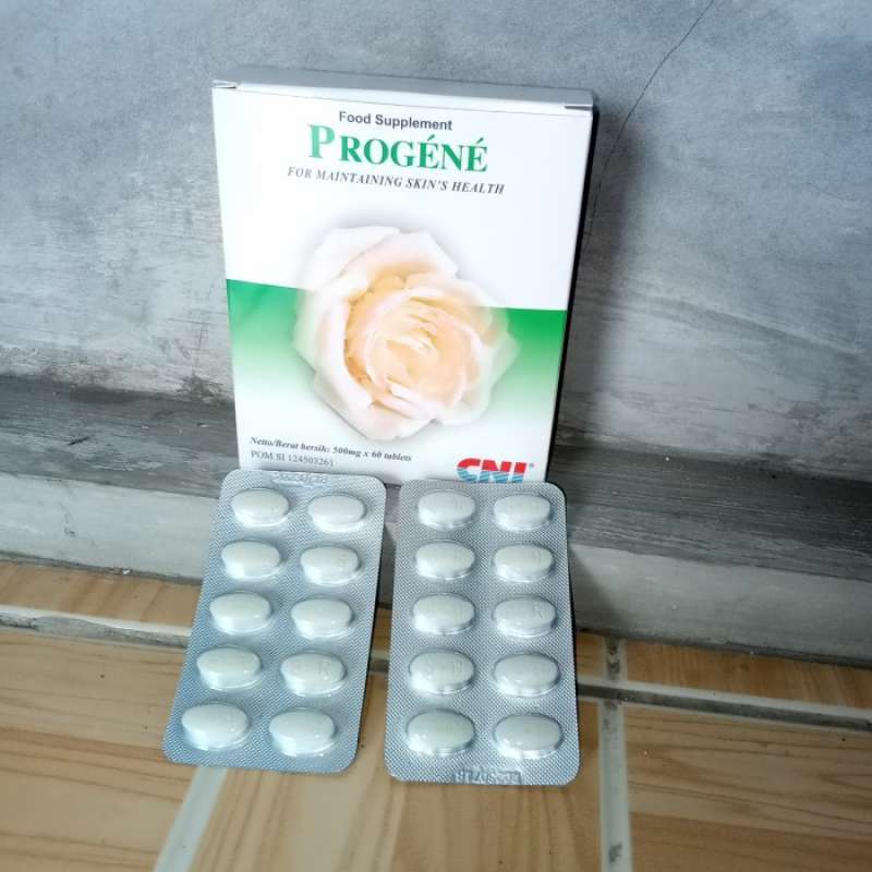 Jual Suplemen Kecantikan Vitamin Kulit Wanita Cni Progene Di Seller ...
