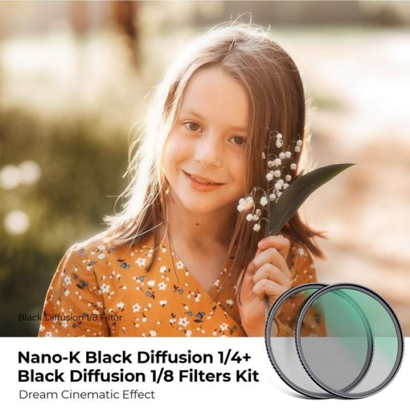 Promo Knf Concept 52mm Dream Cinematic Nano-k Filter Black Mist 1/4 + 1 ...