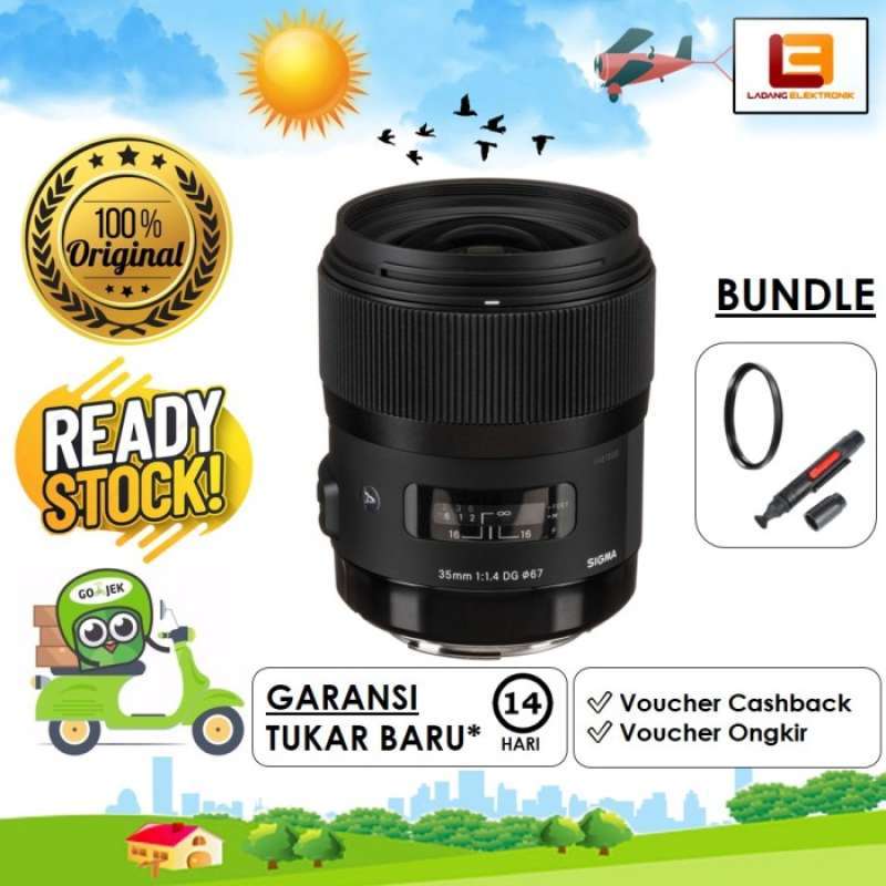 Promo Sigma 35mm F1.4 Dg Hsm Art For Canon Ef Mount Diskon 23% Di Seller Guinevere Store - Kebon ...
