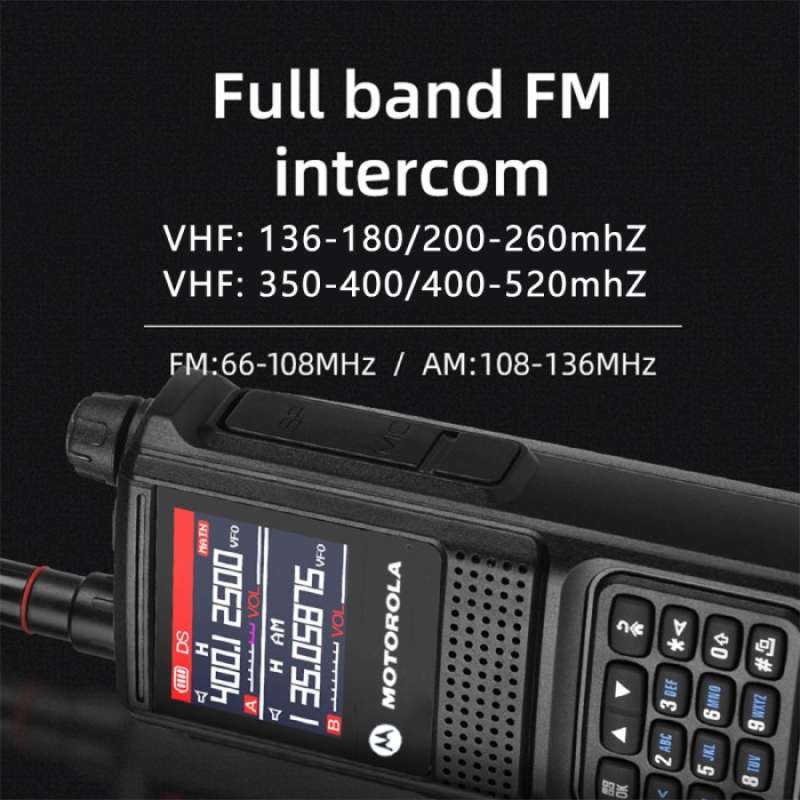 Promo Motorola Ht Gp338 Plus Walkie-talkies 15w High-power 6800mah ...