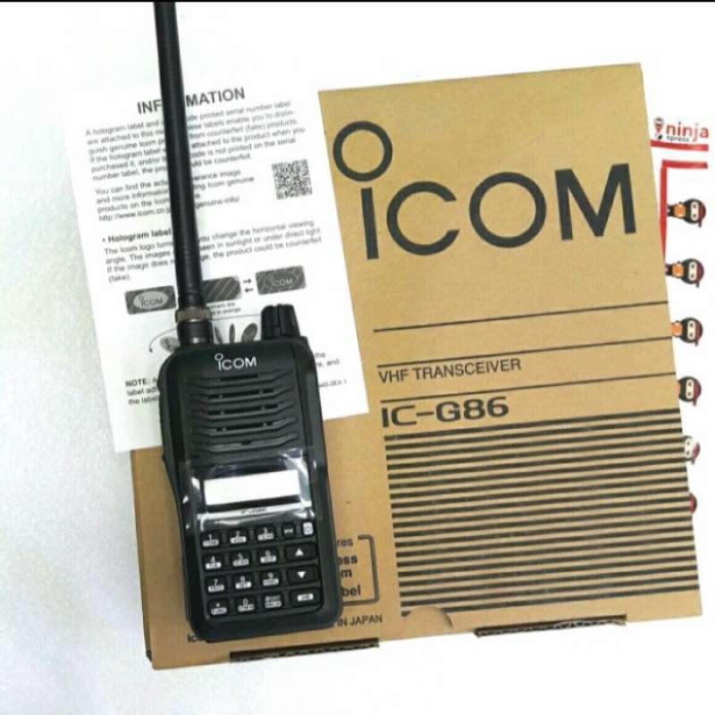 Promo Ht Icom Ic G86 Vhf Original Diskon 33% Di Seller Kanzahana Store - Koja Utara, Kota ...