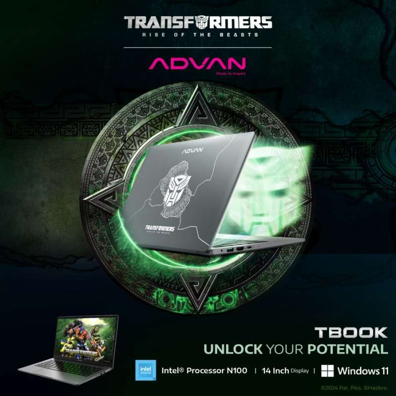 Promo Advan Tbook X Transformer Laptop 14 Inch Intel N100 4gb / 128gb ...