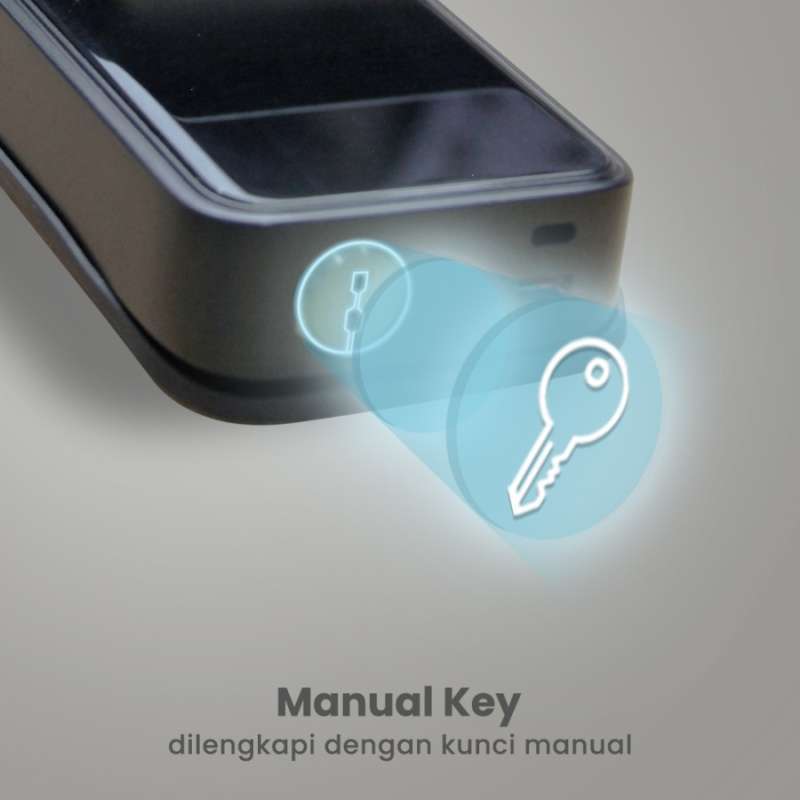 Promo Evomab Kunci Handle Pintu Digital Fingerprint Rumah Smart Home ...