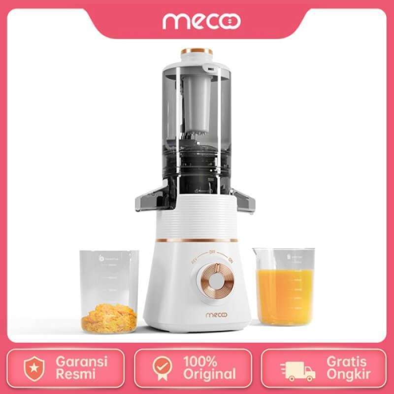 Jual Mecoo Aesthetic Slow Juicer Extra Big Mouth Easyjuice Filter-free ...