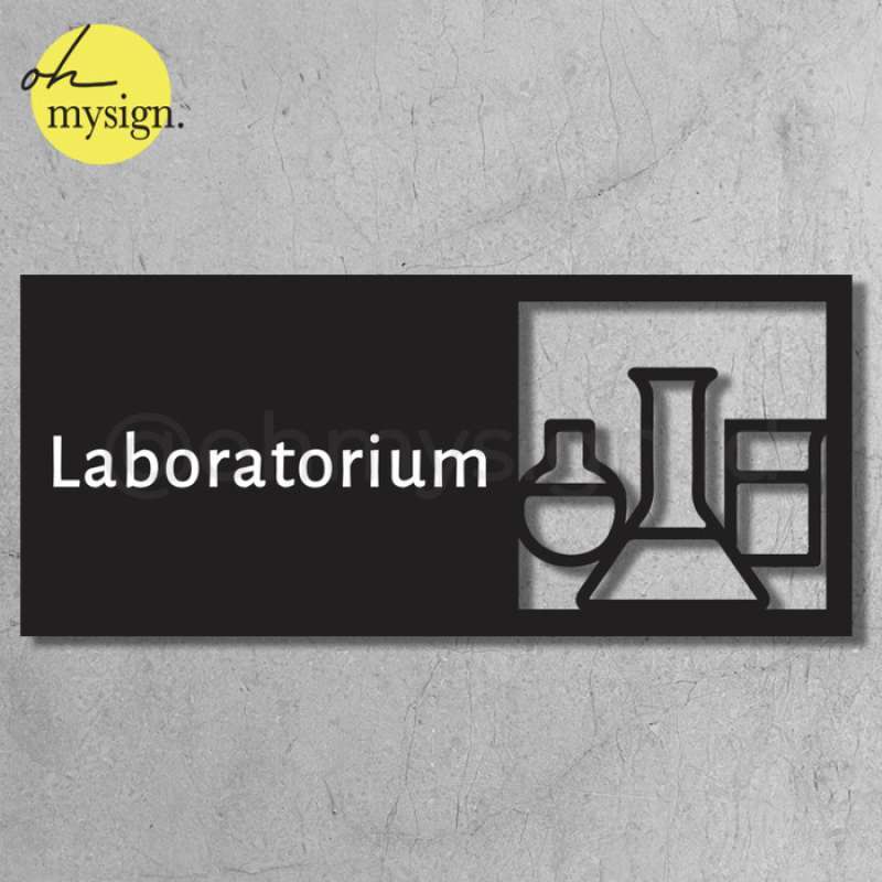 Jual Ruang Laboratorium Sign Akrilik Acrylic Sign Lab Room Di Seller ...