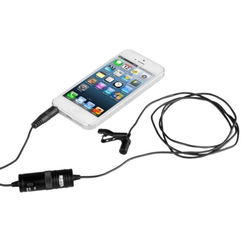 Jual Boya Bym1 Lav Mic By-m1 Lavalier Microphone Smartphone Dslr ...