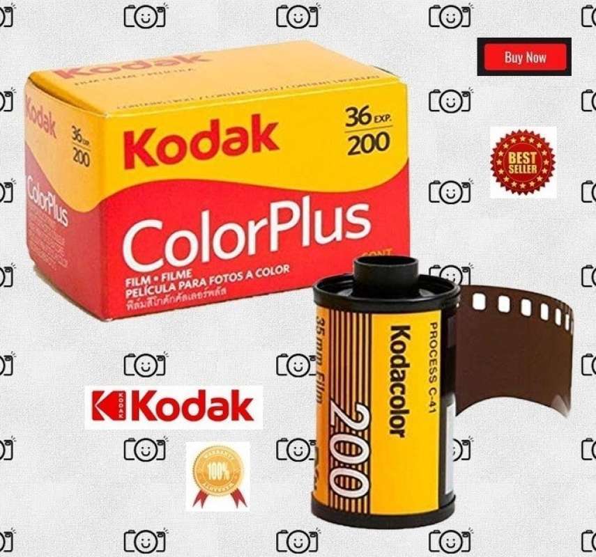 Jual 1 Roll Kodak Color Plus Film 135 200-36 Colour Plus Kodak ...