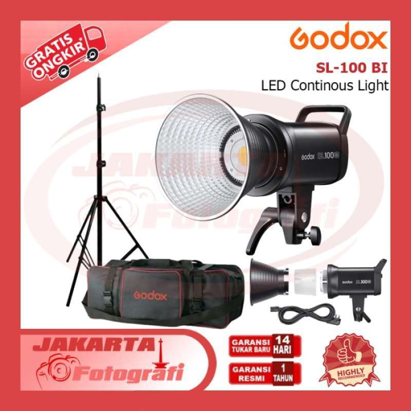 Promo Godox Sl-100 Bi Led Continous Light Sl100bi Lampu Studio Sl100 Bi Diskon 23% Di Seller ...