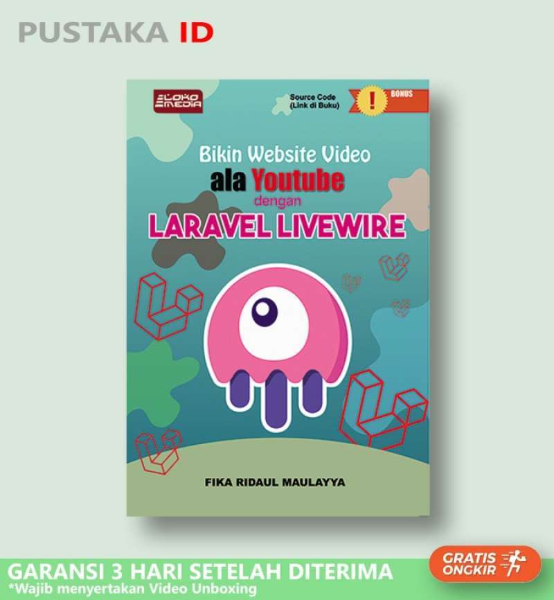 Promo Buku Bikin Website Video Ala Youtube Dengan Laravel Livewire Diskon 26% Di Seller Harui ...