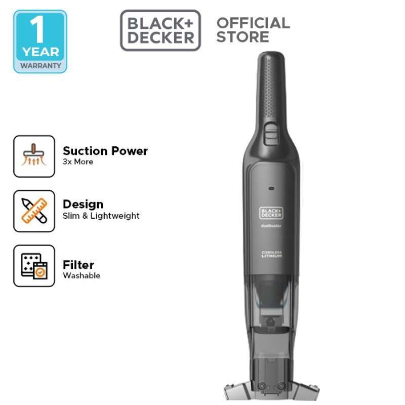 Promo Black+decker Slim Hand Vacuum Cleaner Cordless 12v (hlvc320b-b1 ...