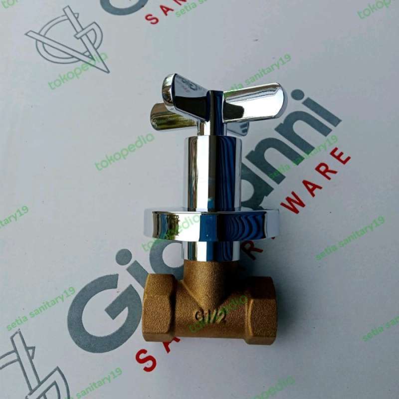 Promo Kran Tanam Kuningan/stop Kran Tanam Triton Diskon 23% Di Seller ...