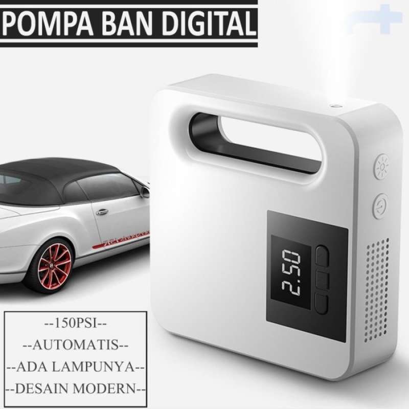 Promo Pompa Ban Digital 150 Psi Otomatis Dilengkapi Lcd Display Dan ...