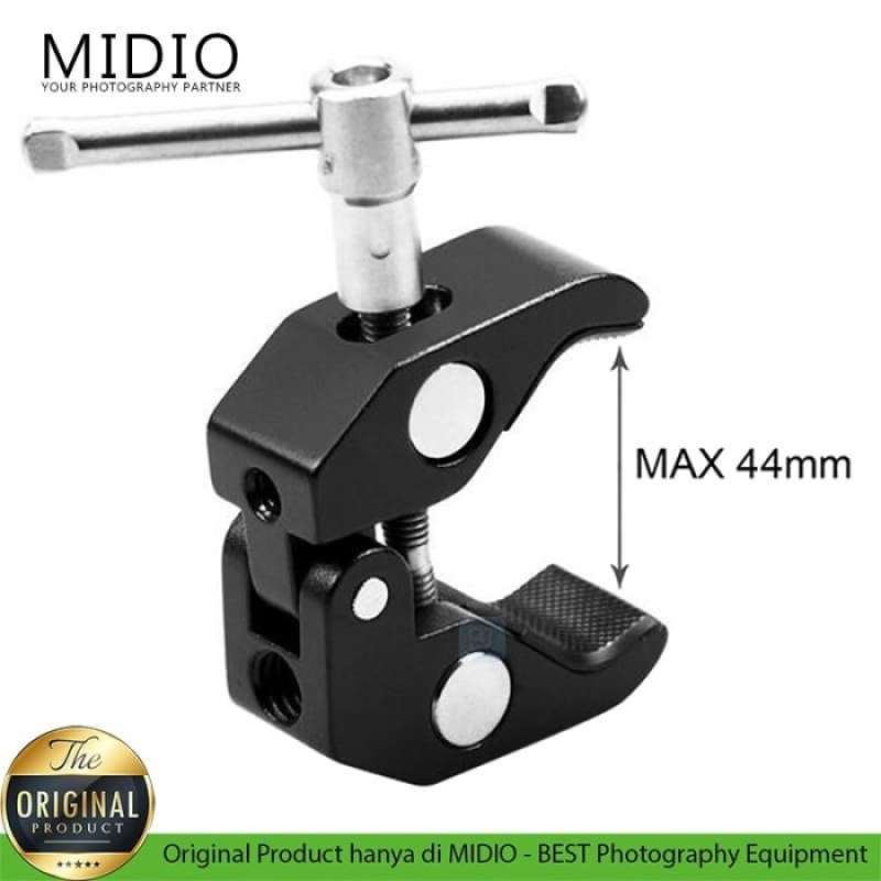 Jual Midio Penjepit Super Magic Clamp Universal Untuk Lightstand Ringlight Di Seller Circlet ...