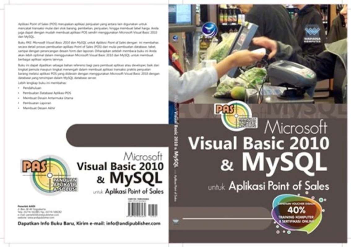 Jual Microsoft Visual Basic 2010 Dan Mysql Untuk Aplikasi Point Of Sales Di Seller Winter ...